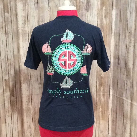 Simply Southern | Tops | Great Condition Simply Southern Ss Tee | Poshmark